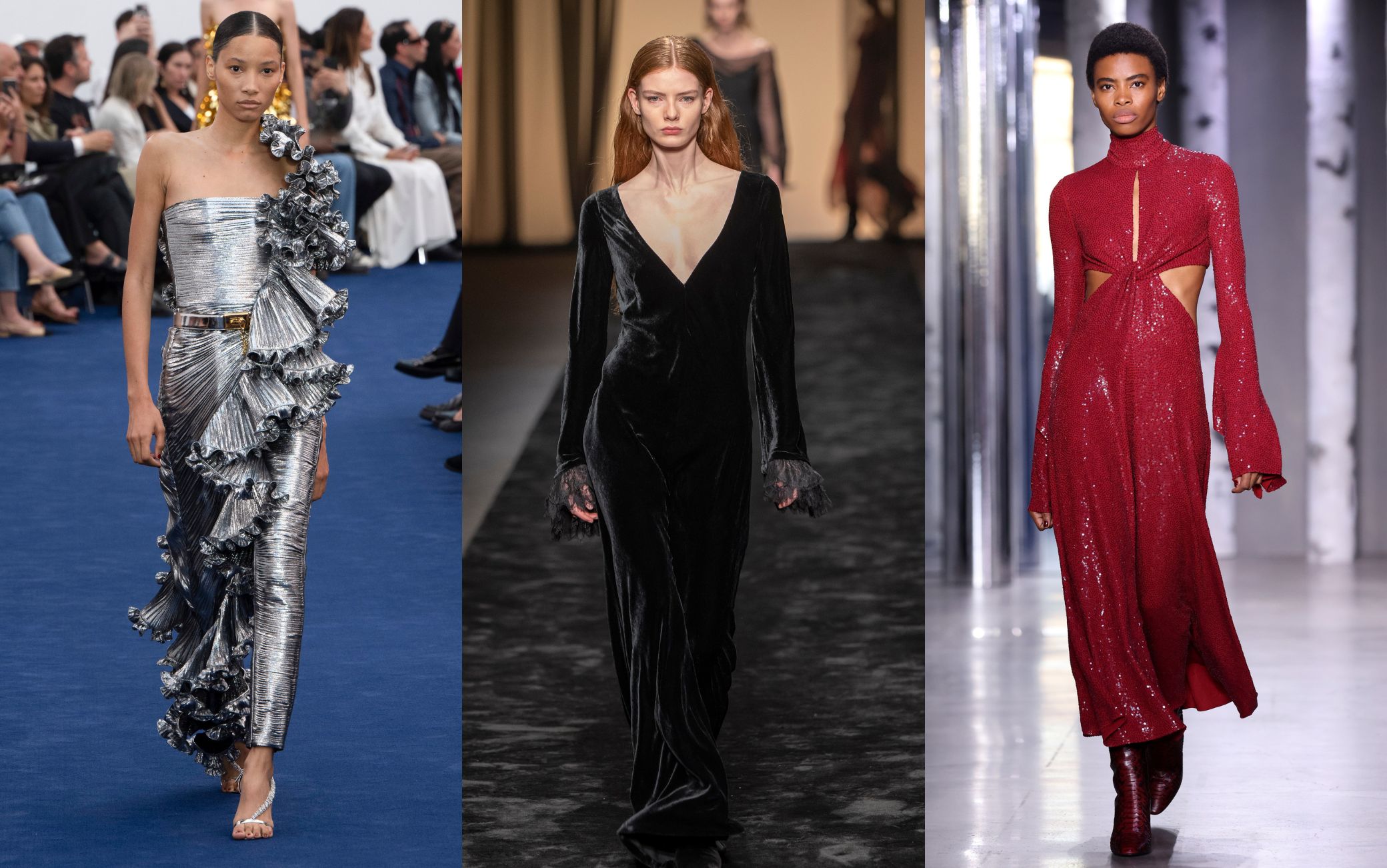 Moda, outfit per Capodanno 2024: 15 idee, dai look argento al total red. FOTO