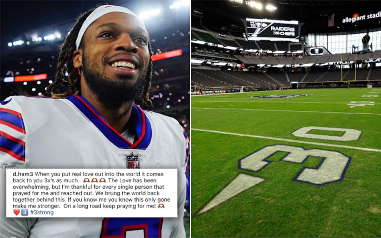 Nfl, Hamlin scrive sui social: 'Tornerò più forte' | Sky Sport