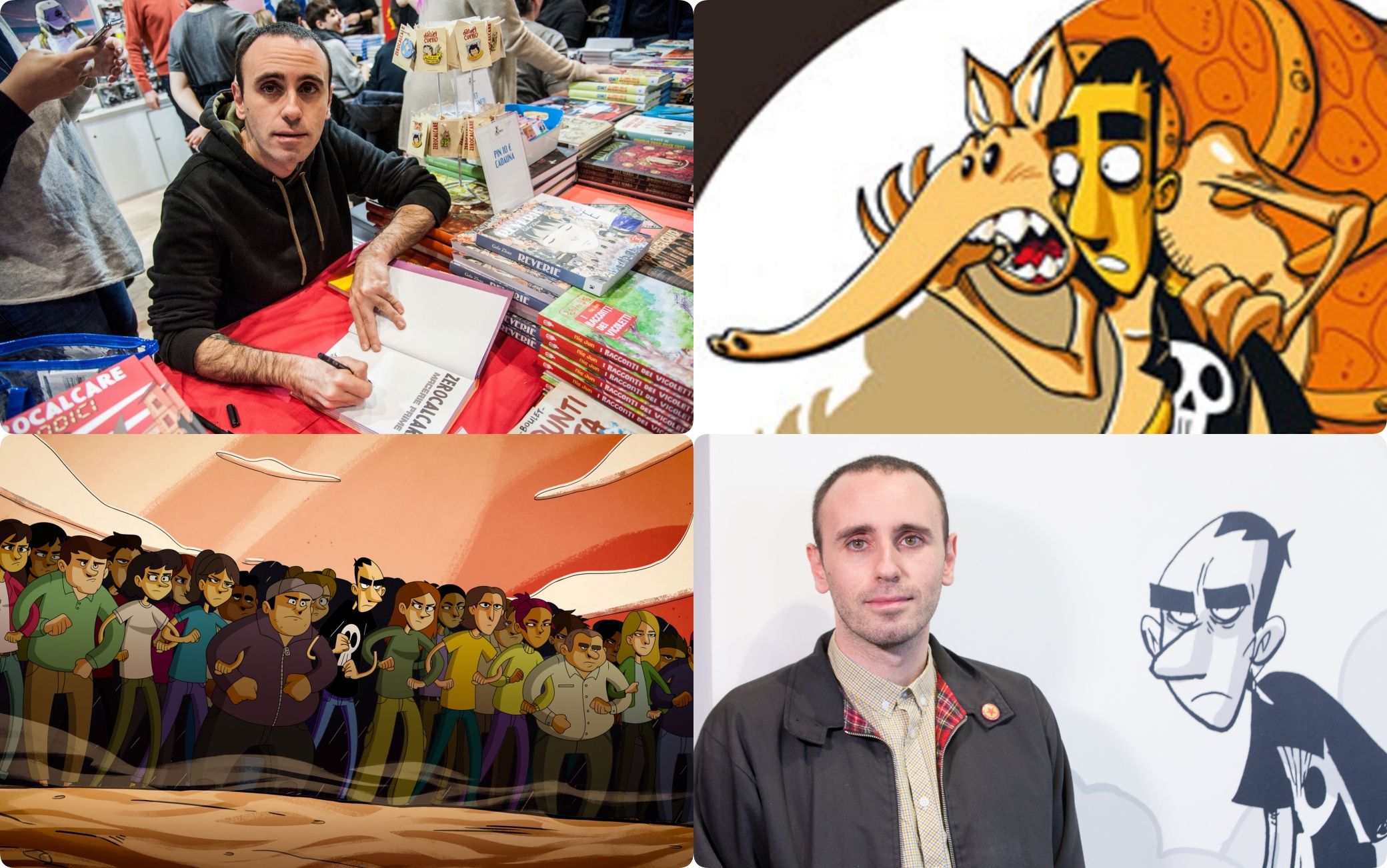 Zerocalcare, presenta Quando muori resta a me, ultimo fumetto sul padre Zerocalcare | Sky TG24