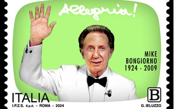 Mike Bongiorno, ecco il francobollo che celebra lo storico conduttore ...