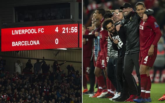 Liverpool Barcellona 4-0, 2 anni fa l'impresa dei Reds. Gli highlights ...