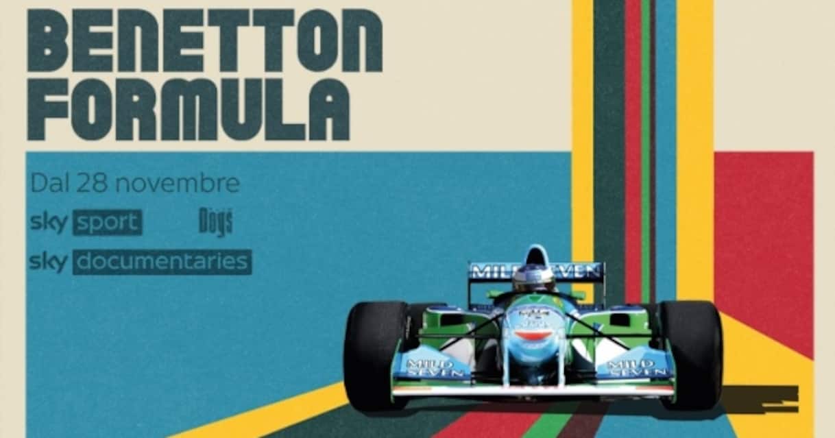 F1, 'Benetton Formula': dal 28 novembre il documentario su Sky e NOW ...