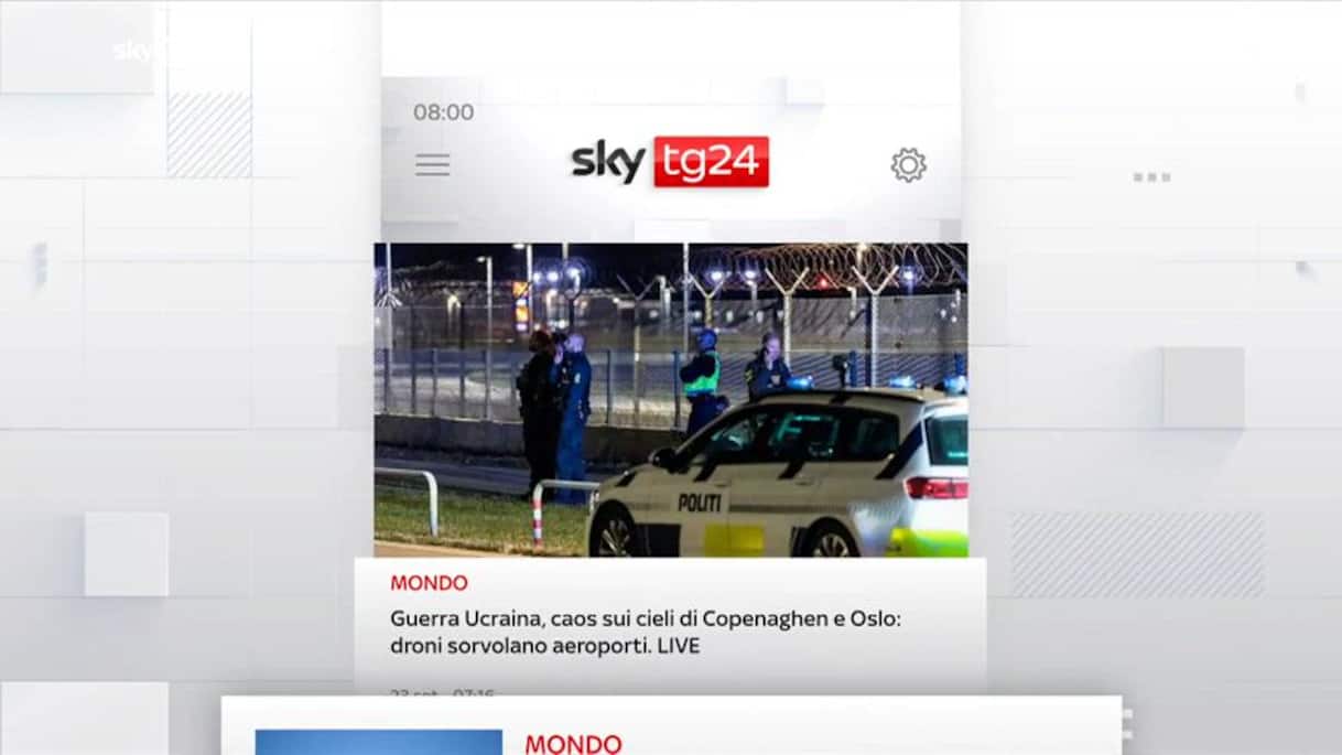 I titoli di Sky TG24 del 23 settembre: edizione delle 8 | Video Sky TG24