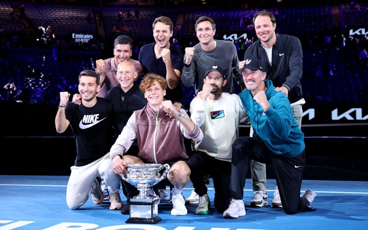 Sinner, l'allenatore e il team: da Vagnozzi e Cahill al padre Hanspeter | Sky Sport