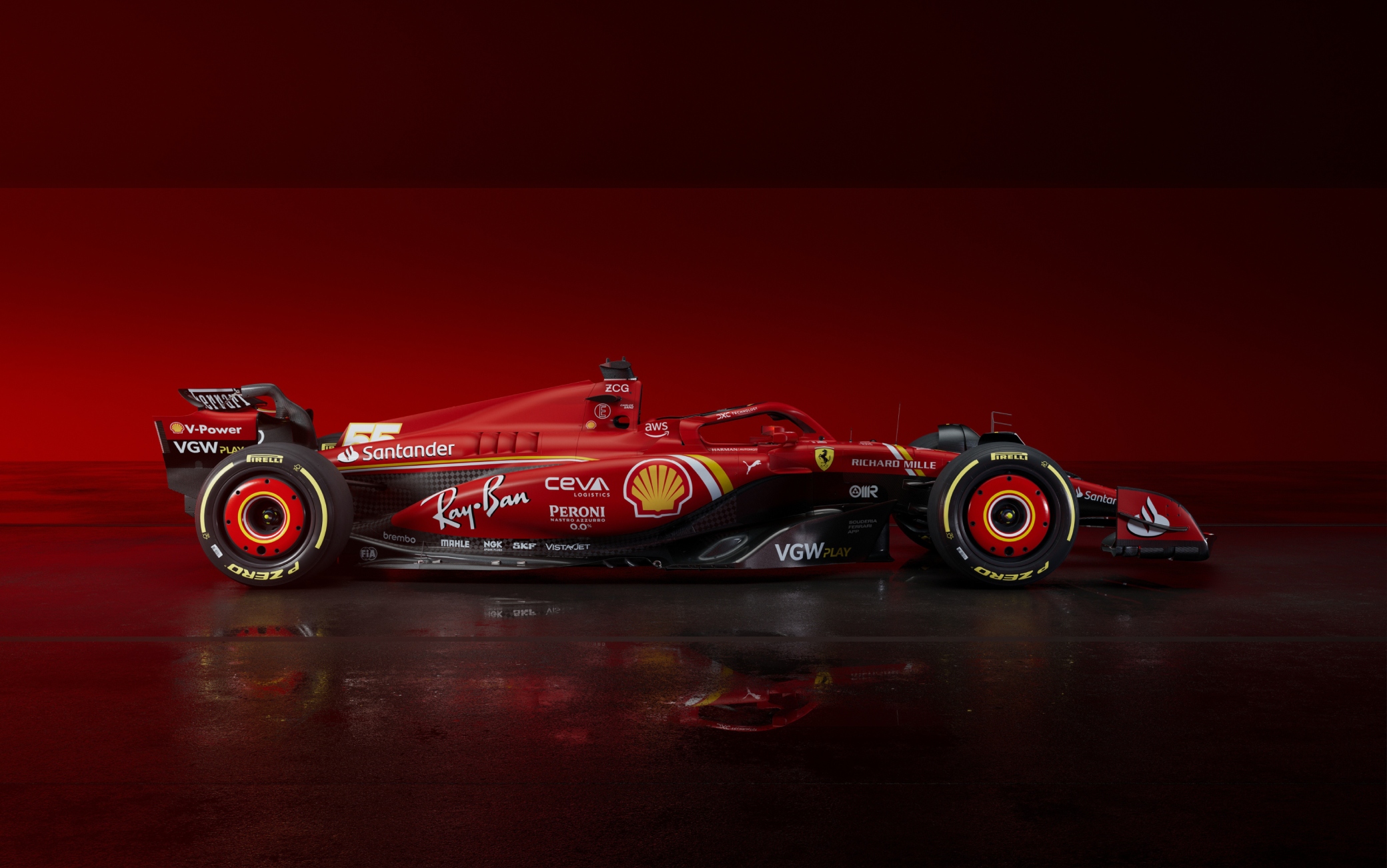 Ferrari in Formula 1, le foto della presentazione della SF-24 | Sky Sport