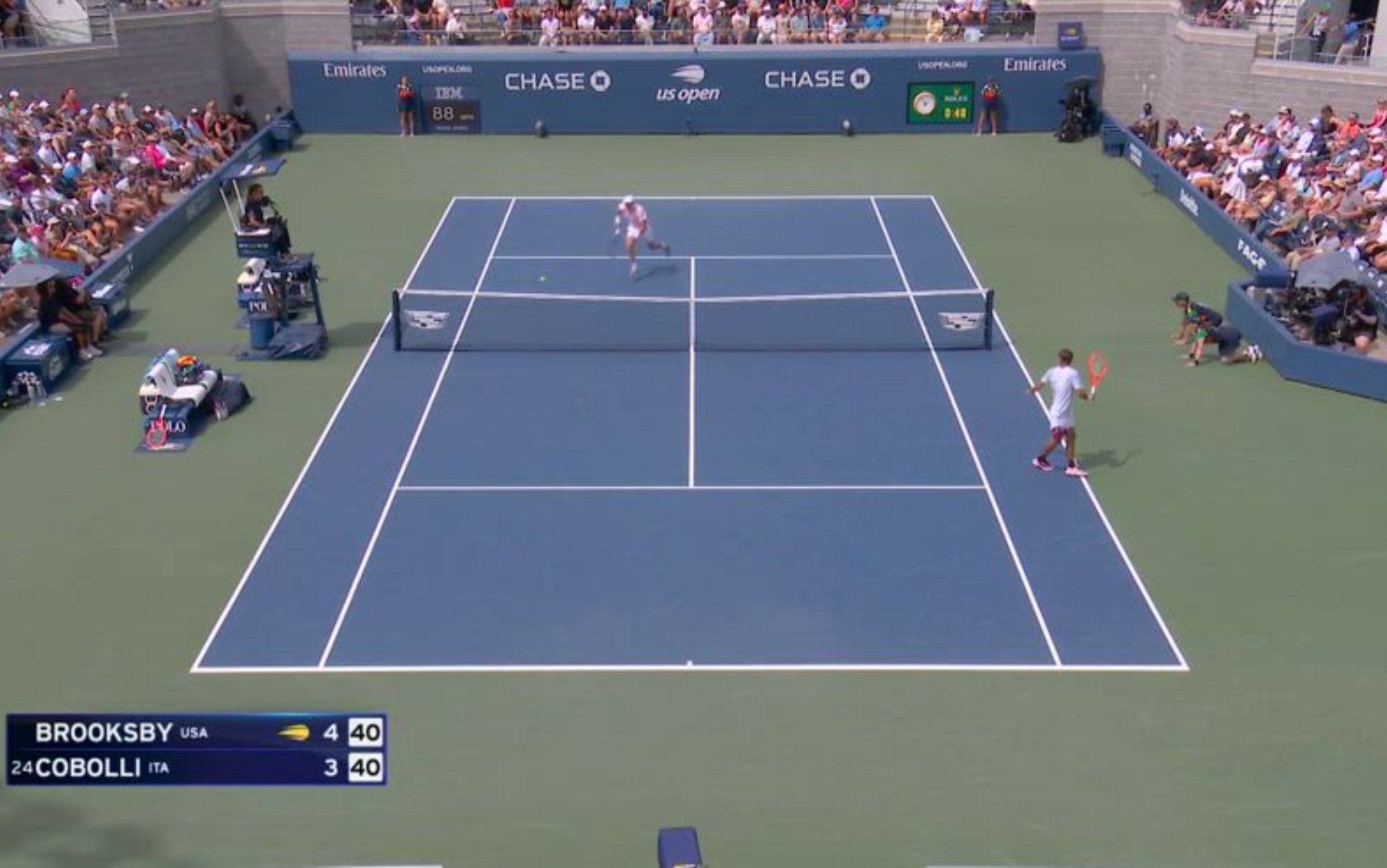 Cobolli al 3° turno degli US Open 2025: Brooksby ko in 5 set | Sky Sport