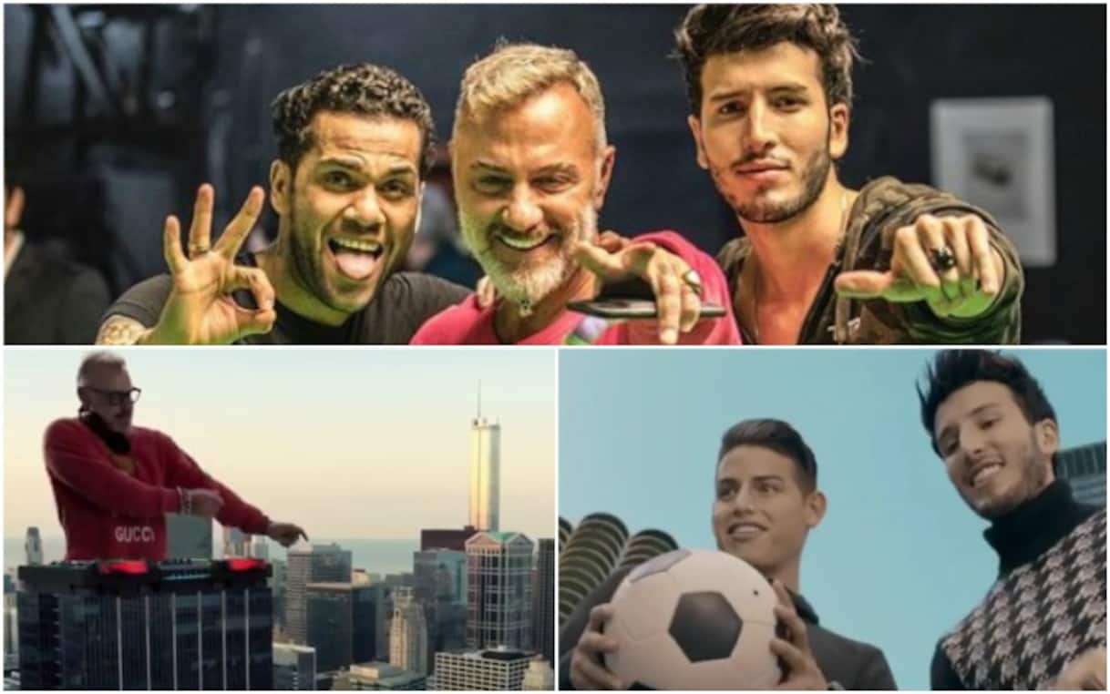 Gianluca Vacchi lancia 'Love', il tormentone con Dani Alves e James ...
