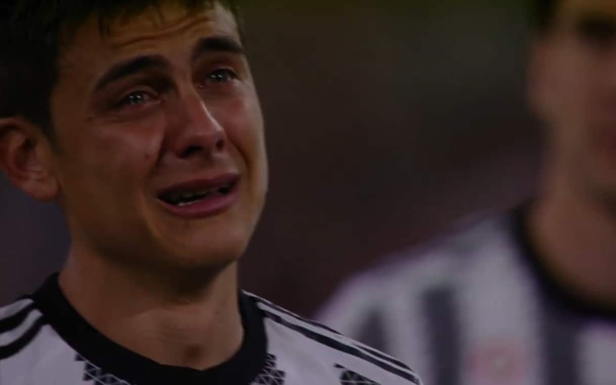 Dybala, il saluto alla Juve in lacrime per l'ultima partita allo ...