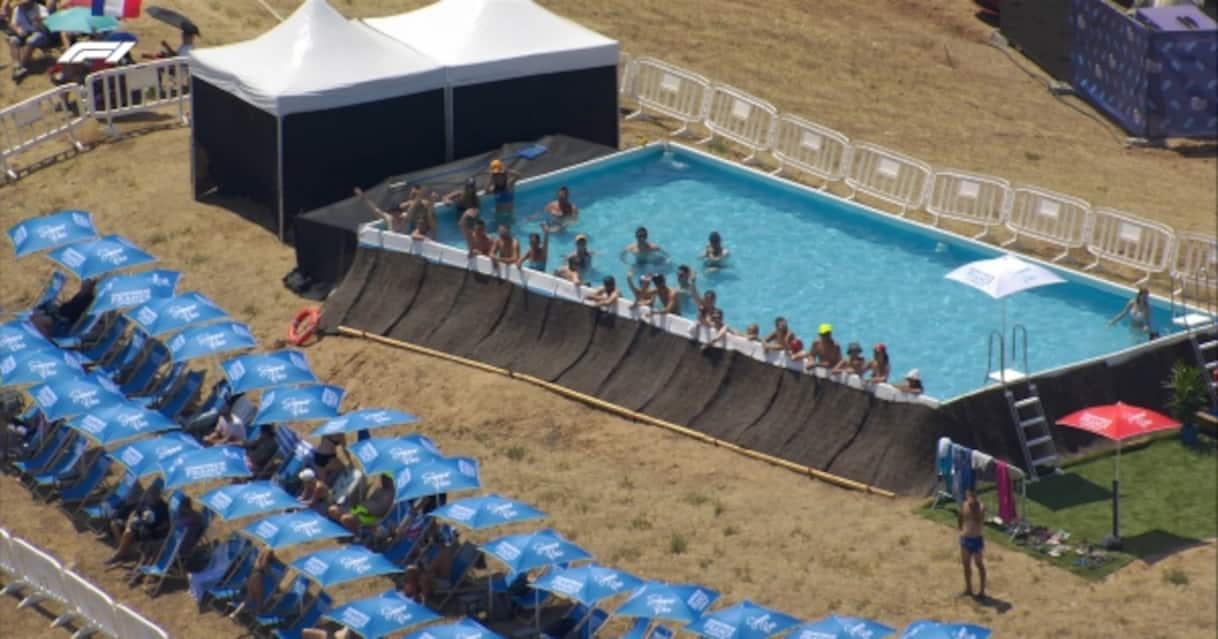 GP Francia, 10 curiosità e una piscina da... pool position. FOTO | Sky ...