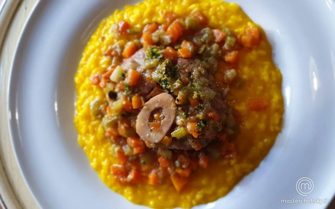 Masterchef: Risotto alla Milanese con ossobuco e gremolada | Sky