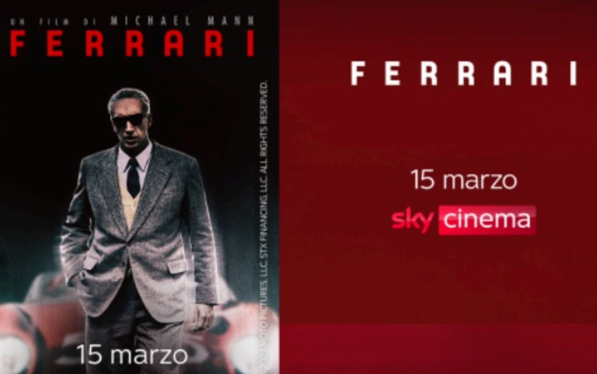 Ferrari, il film su Sky: appuntamento dal 15 marzo | Sky Sport