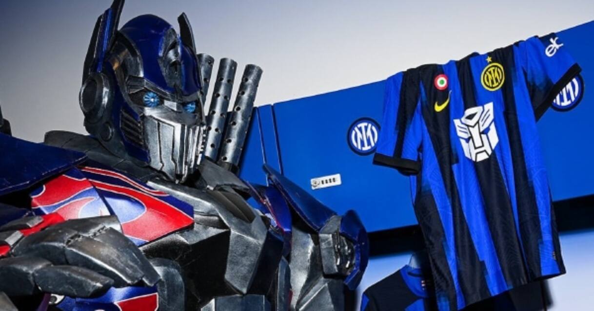 Inter, nuova maglia 2023 contro l'Udinese dedicata ai Transformers. Foto