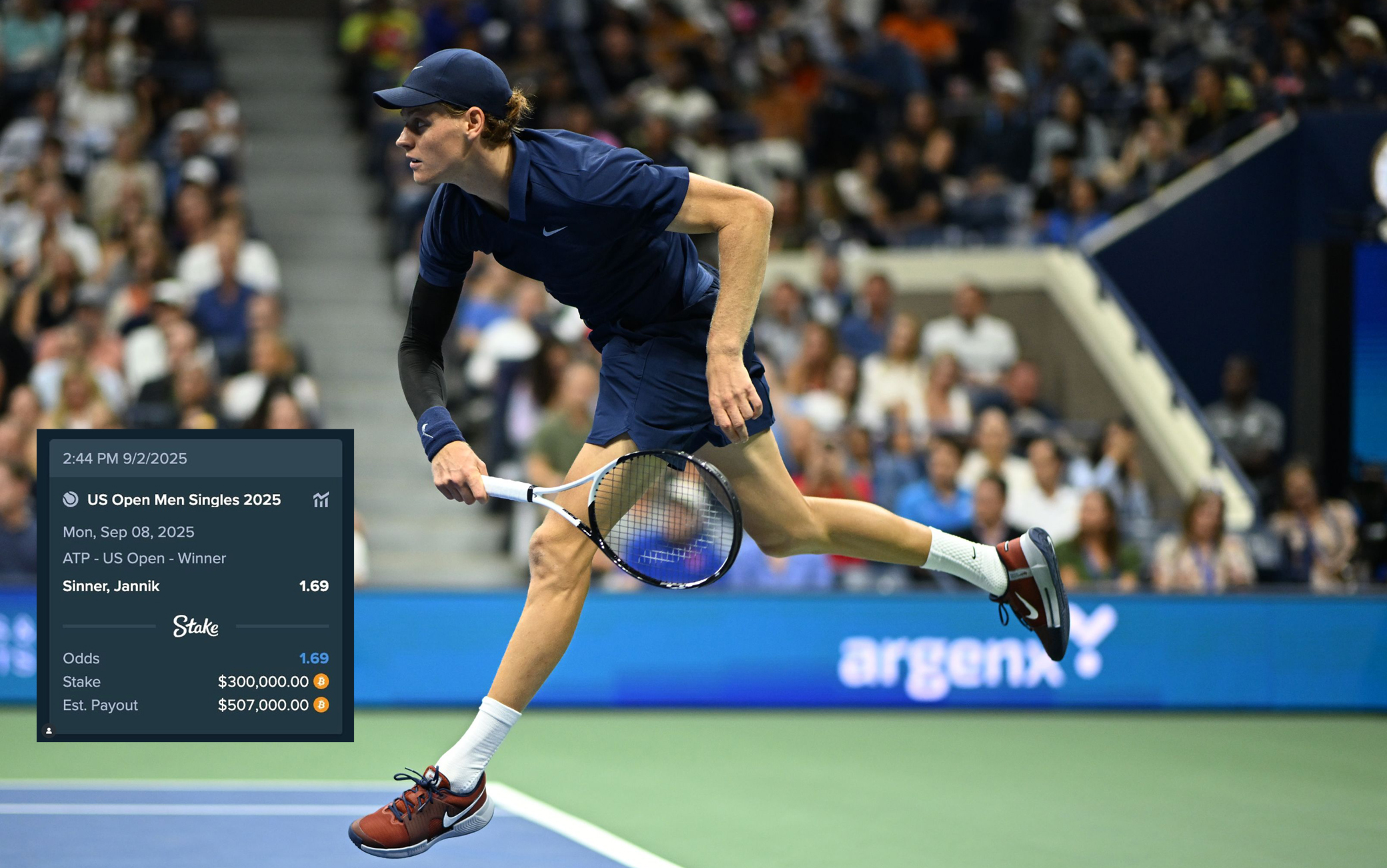 Wimbledon 2023, lo smash di Sinner contro Cerundolo come quello di ...