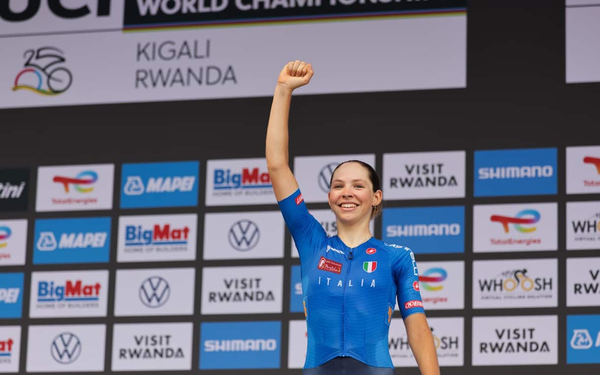 Chantal Pegolo bronzo agli Europei di ciclismo nella prova in linea ...