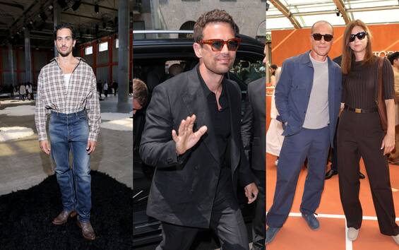 Milano Fashion Week, le star in prima fila alle sfilate maschili, da ...