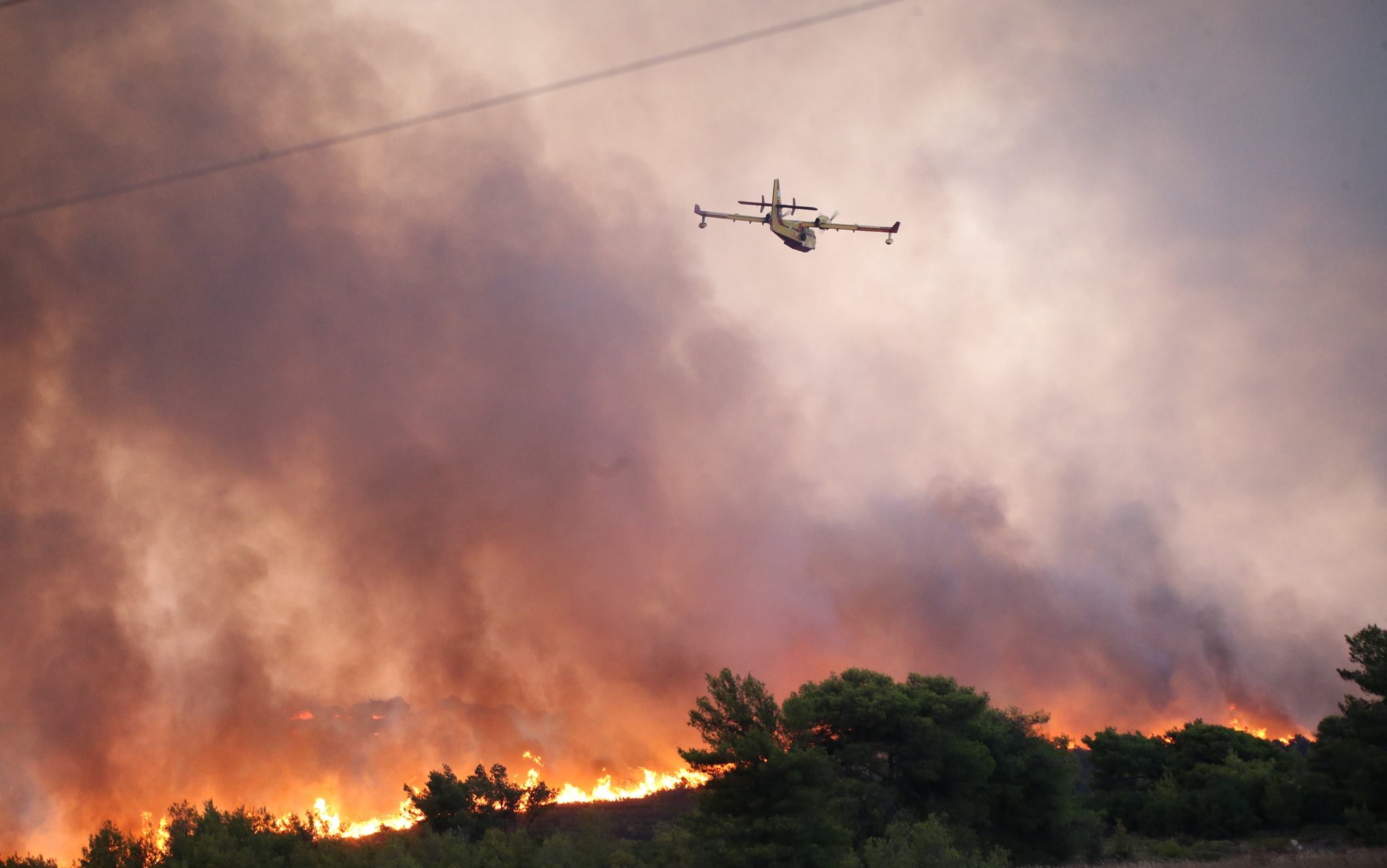 Grecia, ancora incendi. Case in fiamme, evacuate diverse località ...