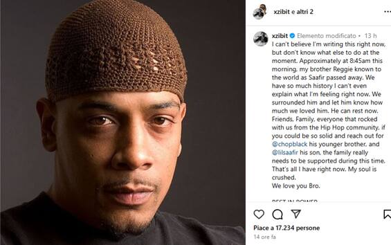 Saafir, rapper e attore di 'Nella giungla di cemento', è morto a 54 ...