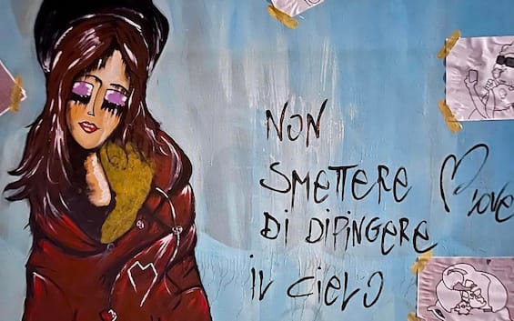 Giulia Cecchettin, murale a Vigonovo: 'Non smettere di dipingere il ...