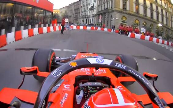 F1, team radio di Leclerc alla festa Ferrari di Milano: 'Proveremo a ...