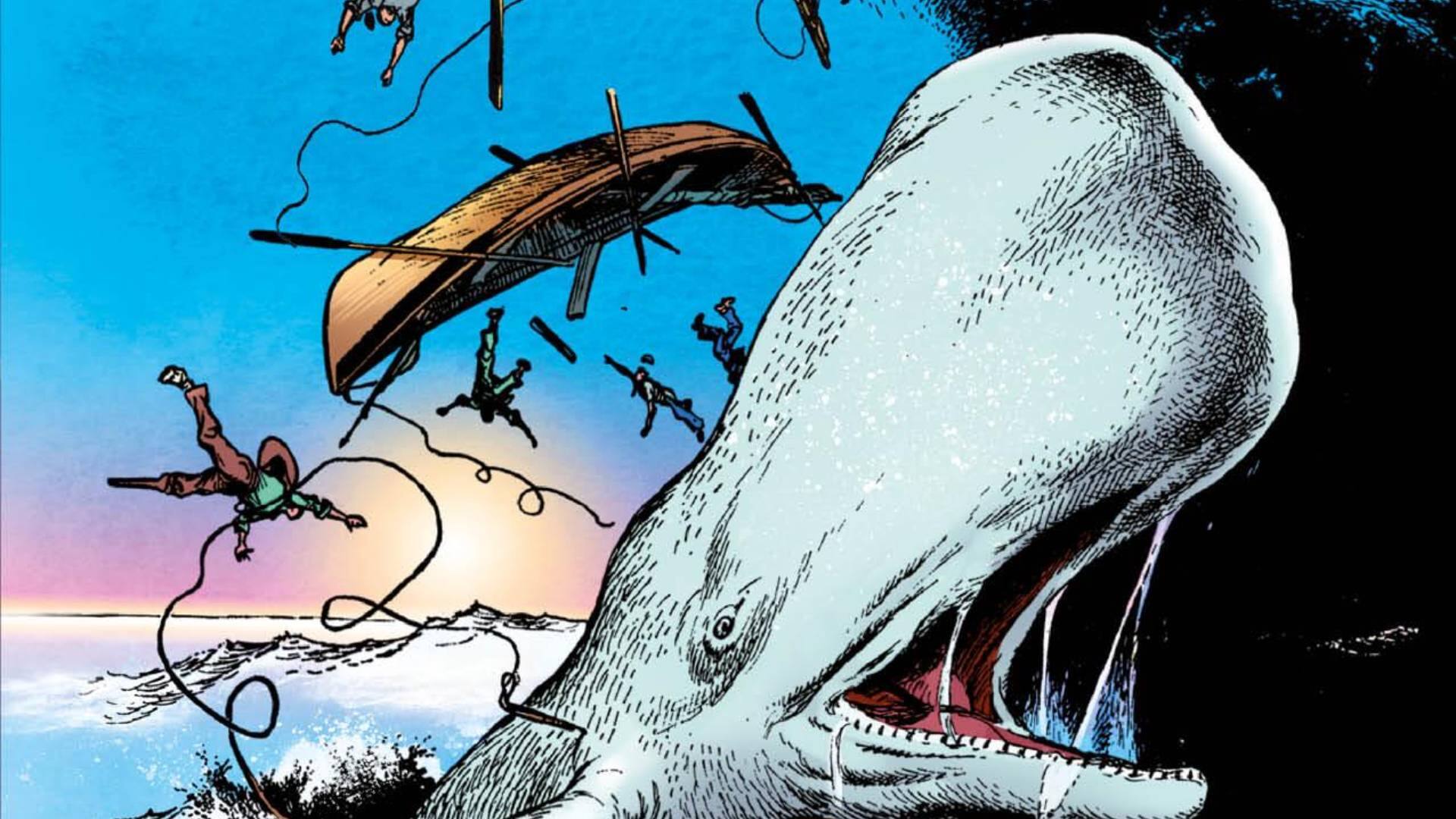 La balena Moby Dick "rivive" in versione illustrata | Sky Arte