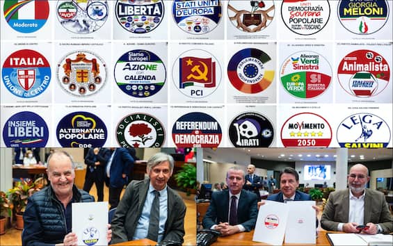 Elezioni europee 2024, i simboli dei partiti presentati al Viminale ...