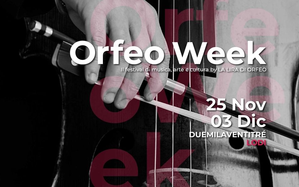 Orfeo Week, il programma dell'edizione 2023 | Sky TG24