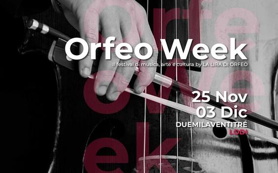 Orfeo Week Il Programma Delledizione 2023 Sky Tg24