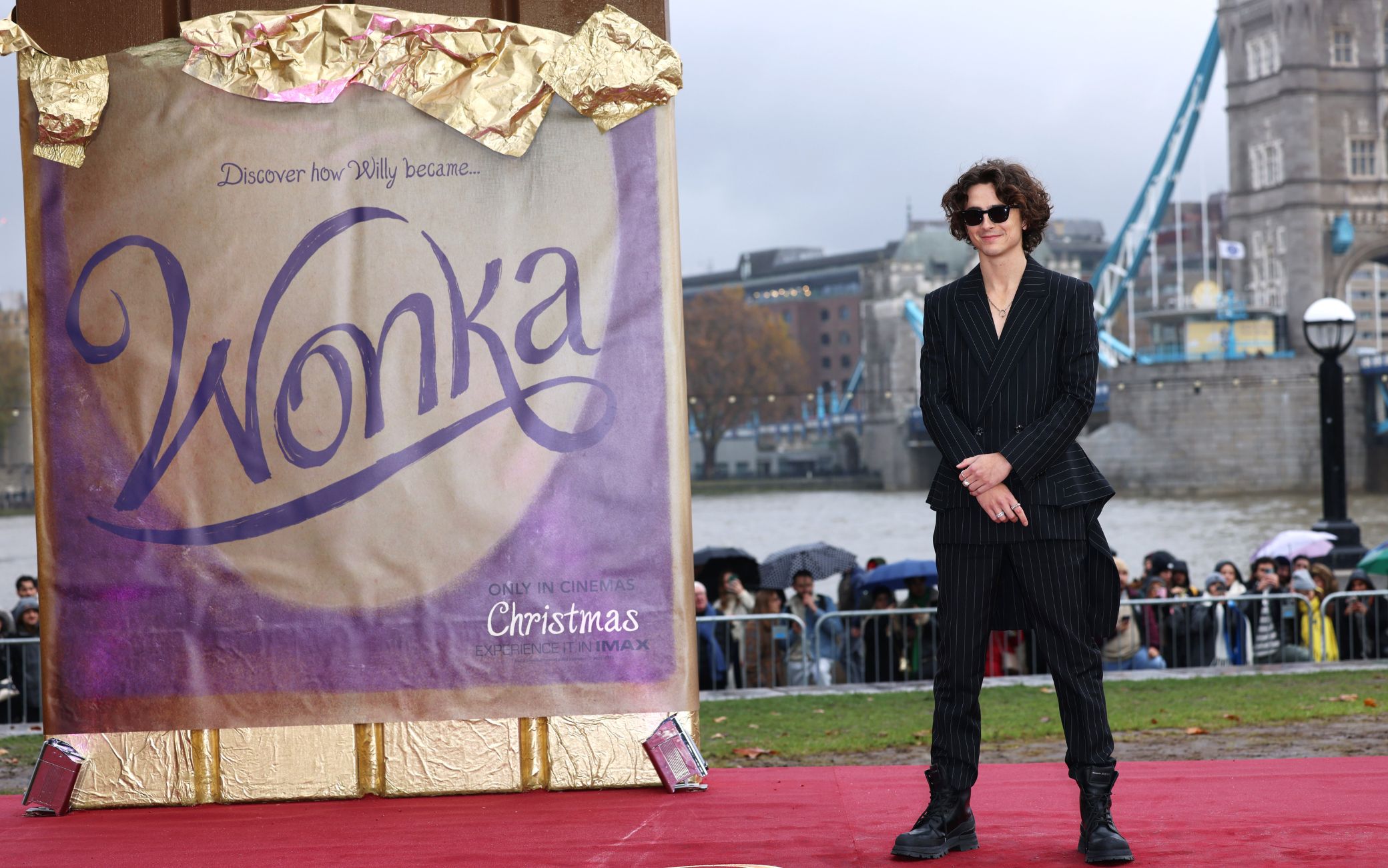 Wonka, Timothée Chalamet e il cast del film sbarcano a Londra. Le foto ...