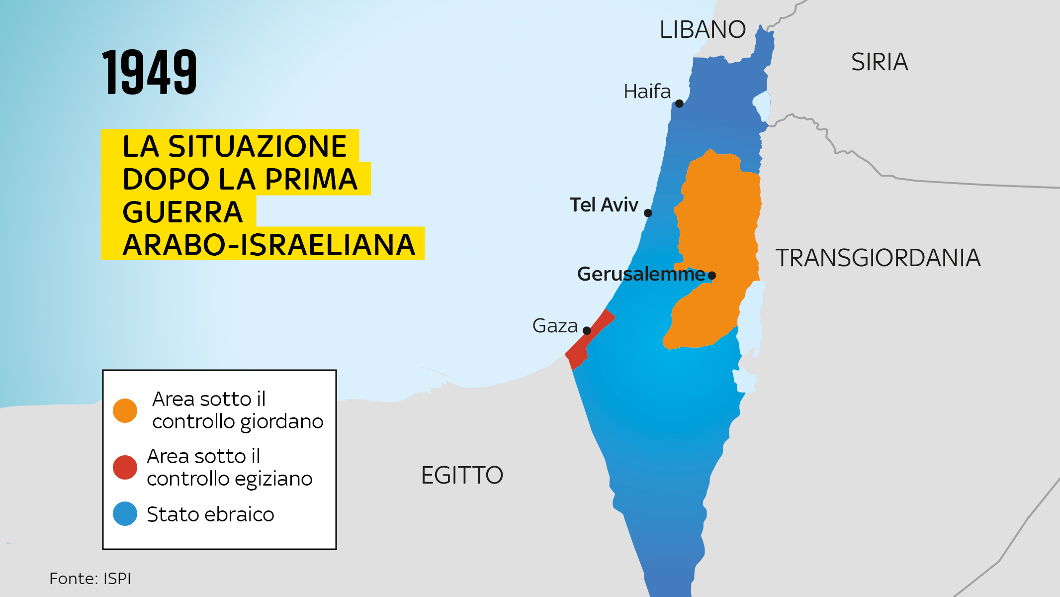 Guerra Israele Palestina, la storia della Striscia di Gaza in breve. MAPPE | Sky TG24