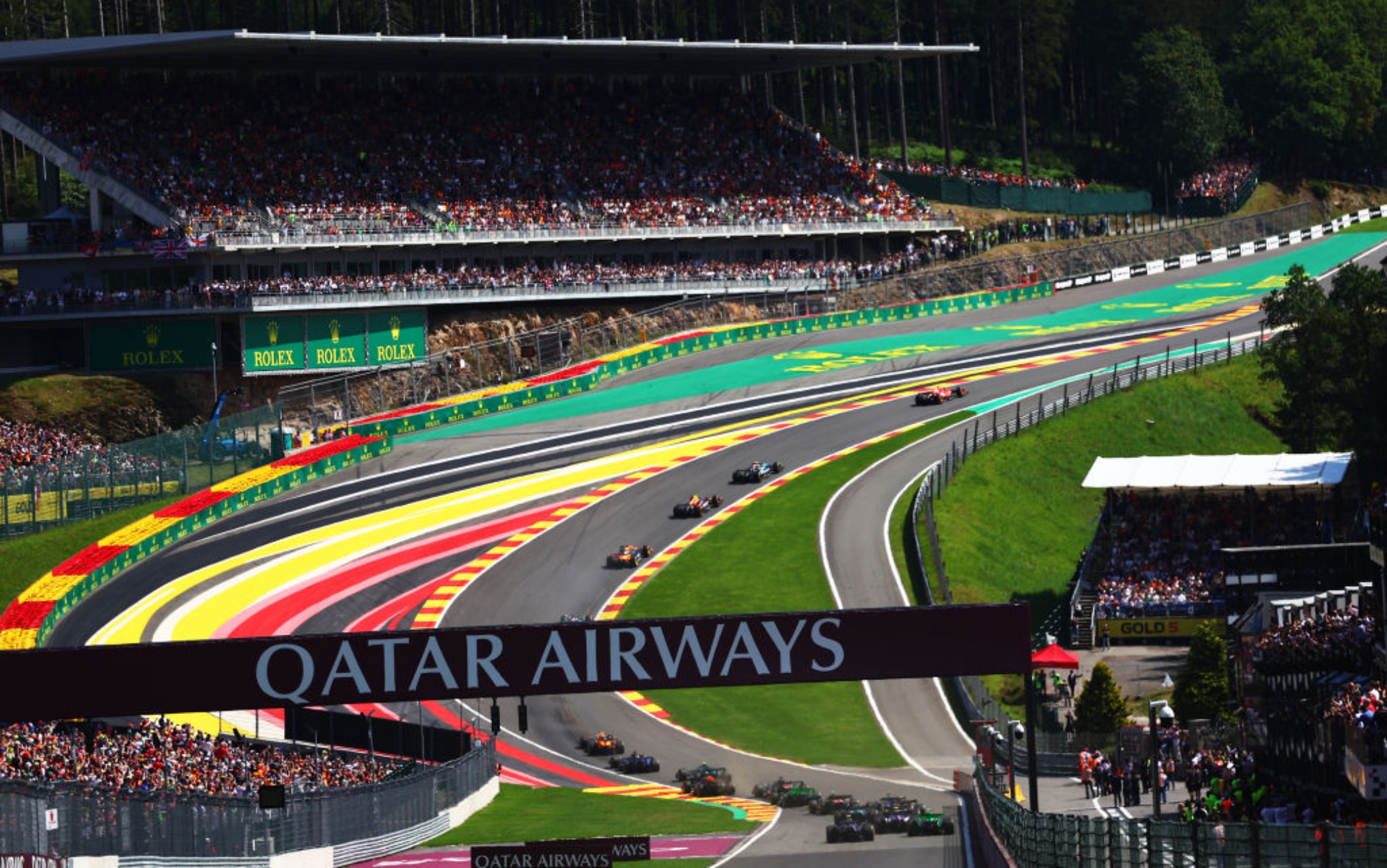 F1, tra le curve di Spa: così è il circuito del GP del Belgio. Foto ...