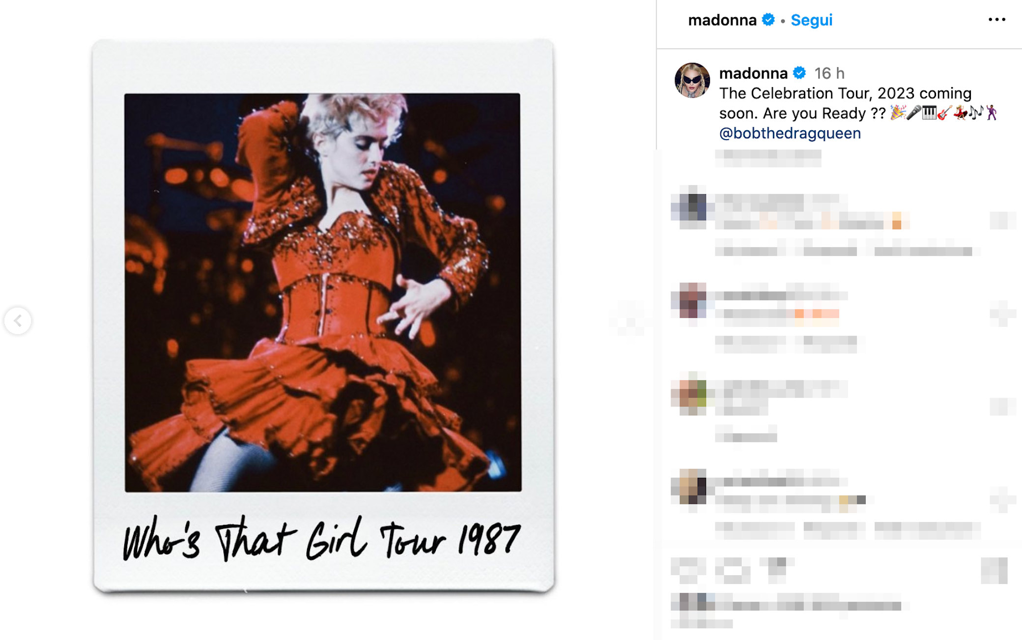 Madonna, The Celebration tour avrà oltre 40 canzoni | Sky Tg 24