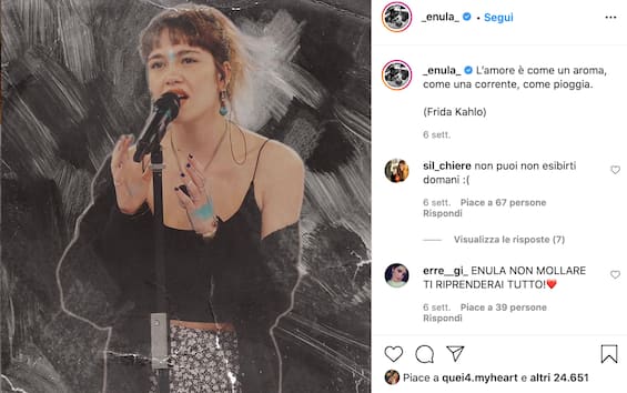 Chi è Enula, la cantante eliminata da Amici ed ex di Leo Gassman