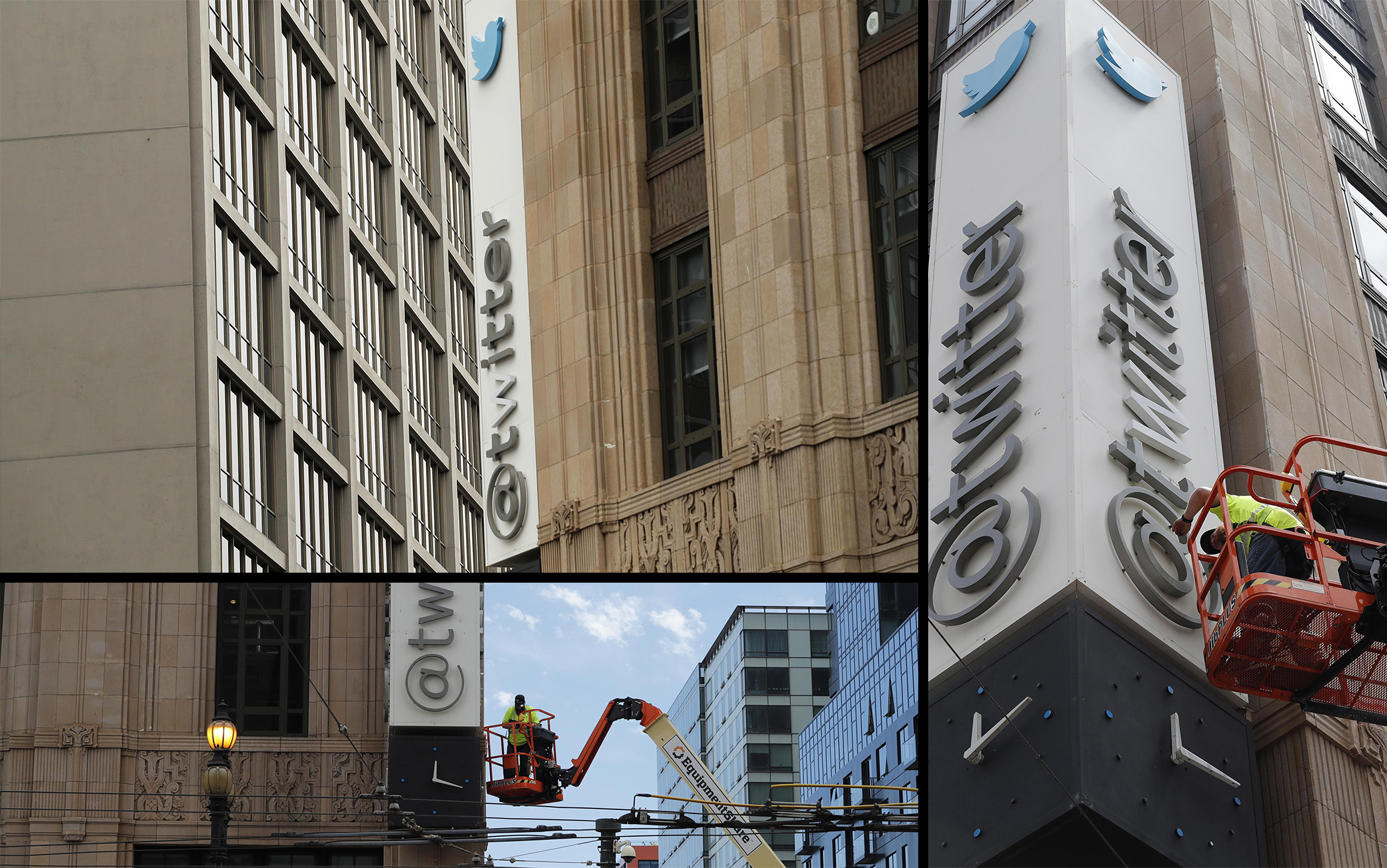 Twitter, nuovo logo: rimossa l'insegna della sede centrale a San ...