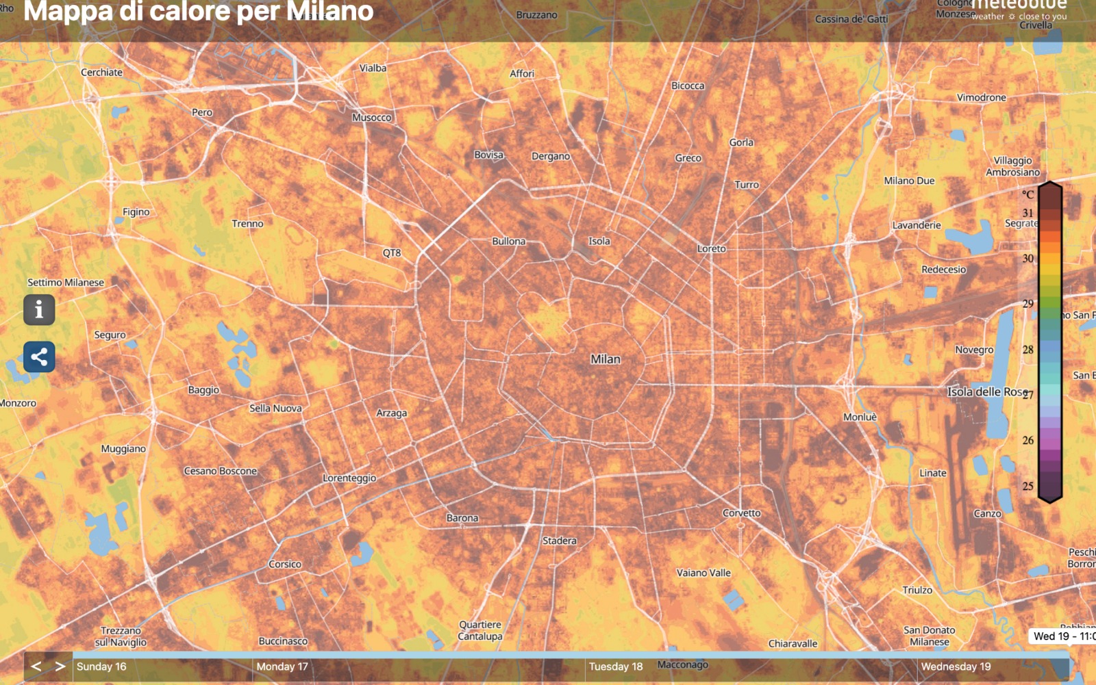 Ondata di caldo record in tutto il mondo, da Roma a Phoenix: guarda le mappe di calore | Sky TG24