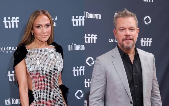 Jennifer Lopez e Matt Damon insieme alla première di Unstoppable (senza ...
