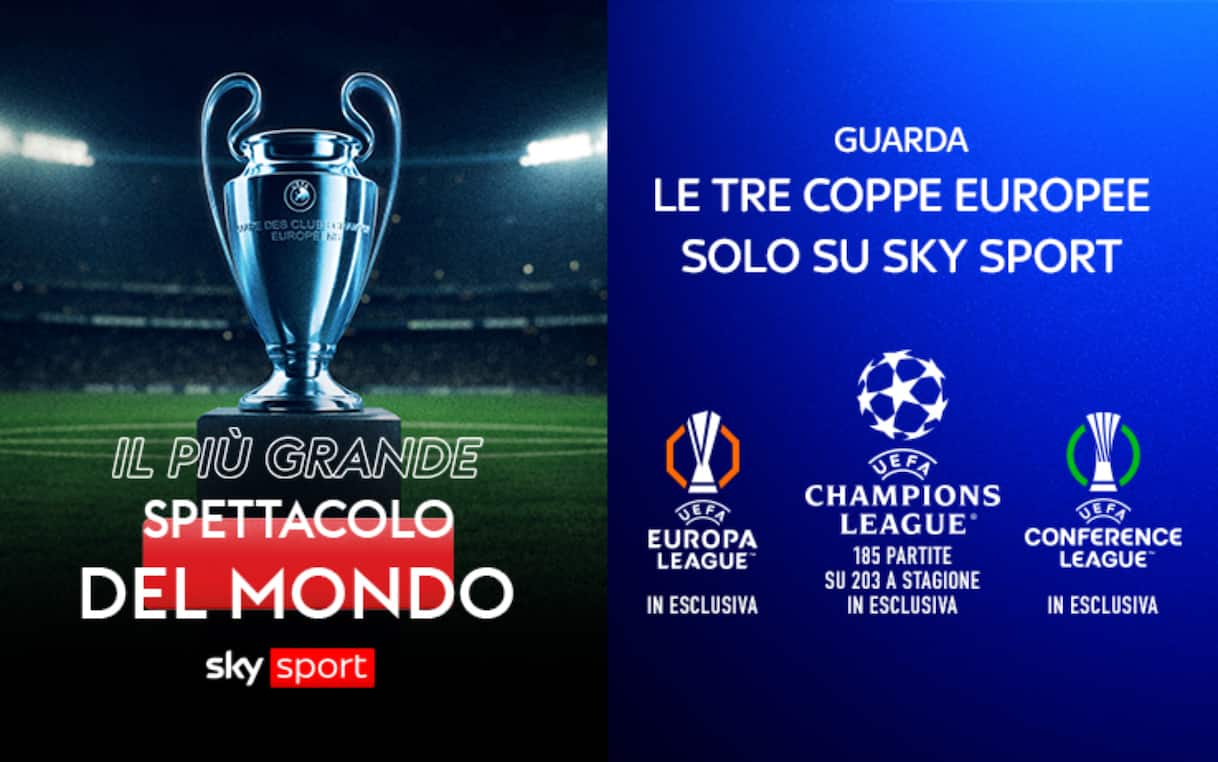 Champions, Europa League e Conference: le coppe in TV e streaming su ...