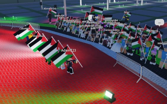 Roblox, manifestazioni pro Palestina con avatar e personaggi virtuali ...