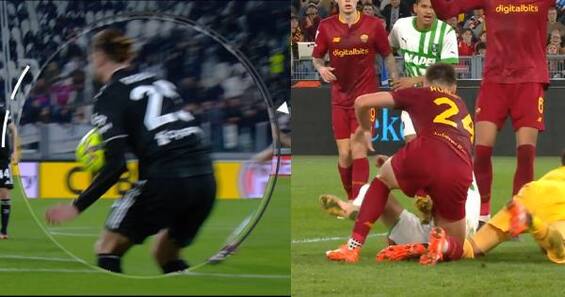 Gol Rabiot in Juve Samp e rosso a Kumbulla in Roma Sassuolo: le decisioni del Var | Sky Sport