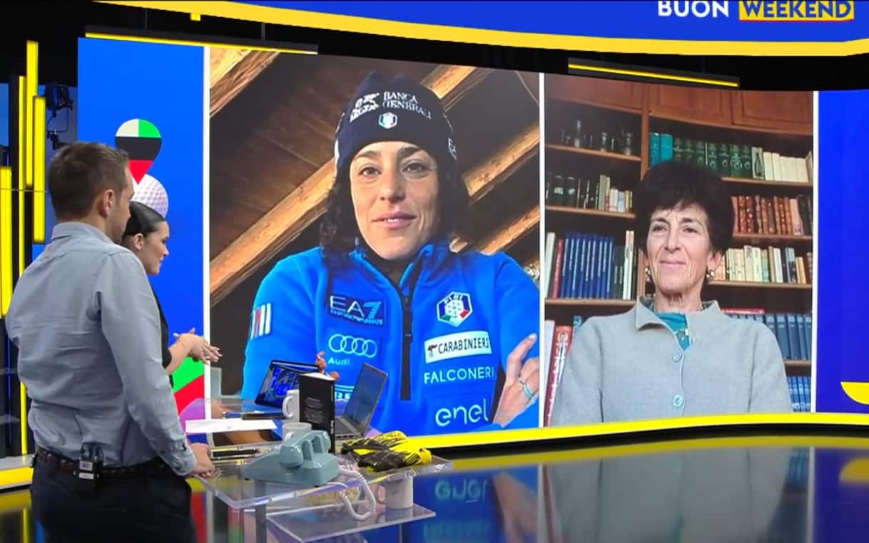 Federica Brignone e mamma Maria Rosa Quario ospiti a Sky. VIDEO | Sky SPort