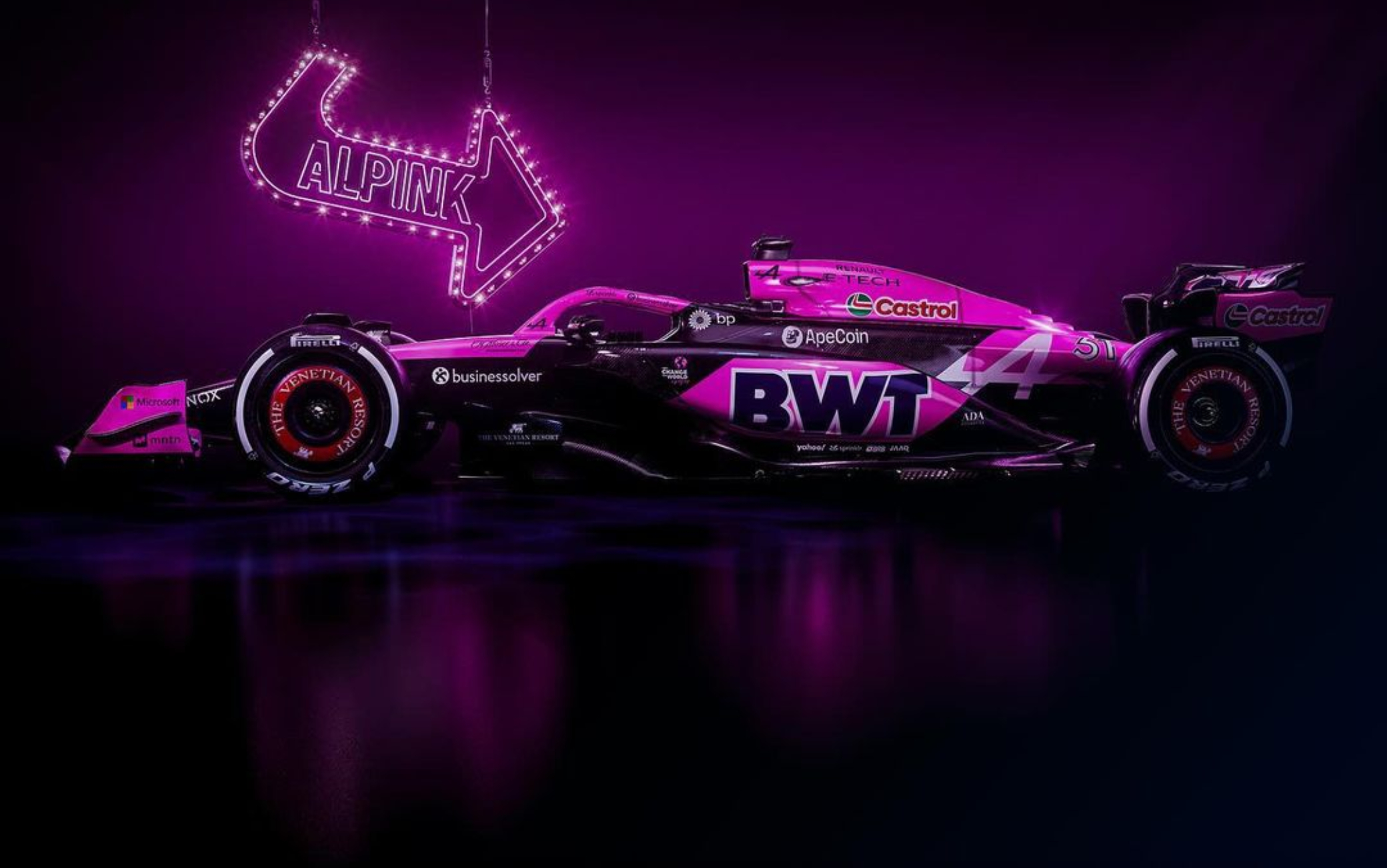 F1, Alpine: ecco la nuova livrea che la trasforma in 'Alpink' per il ...
