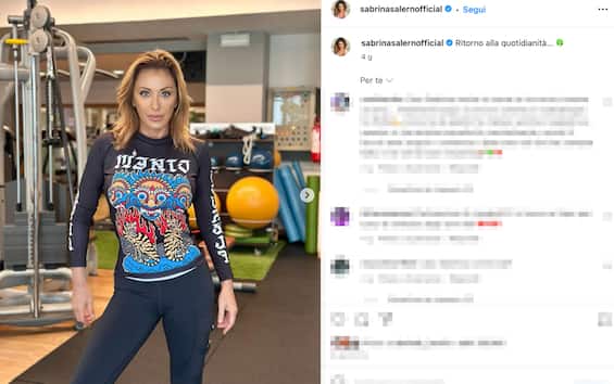 Sabrina Salerno, il ritorno in palestra dopo l'intervento per il tumore al seno | Sky TG24