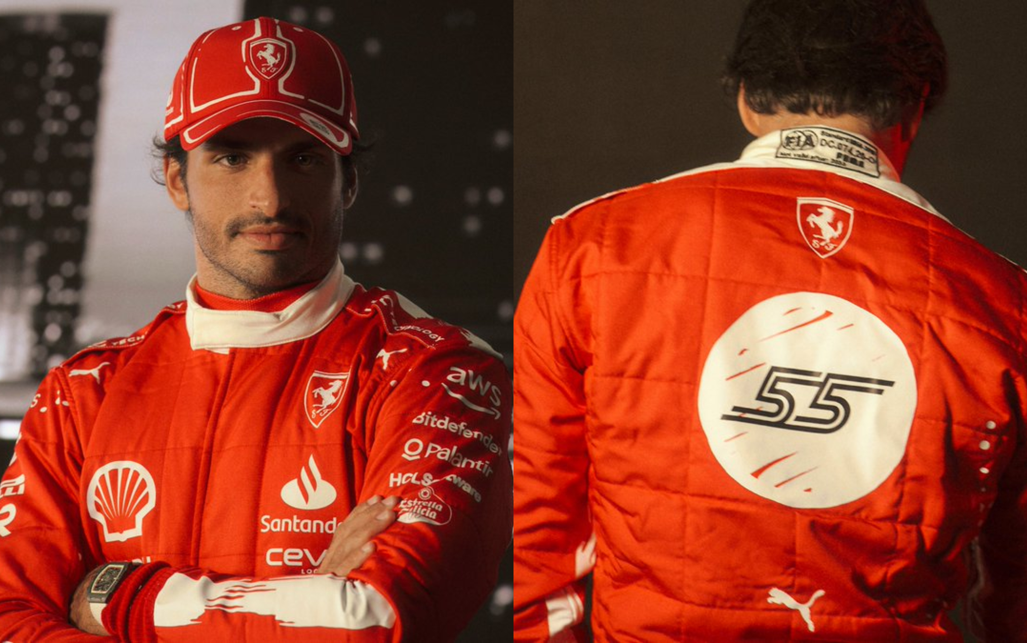 F1 verso il GP di Las Vegas: le tute speciali della Ferrari per Leclerc ...