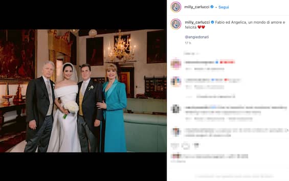 Milly Carlucci, la figlia Angelica si è sposata: il matrimonio con il ...