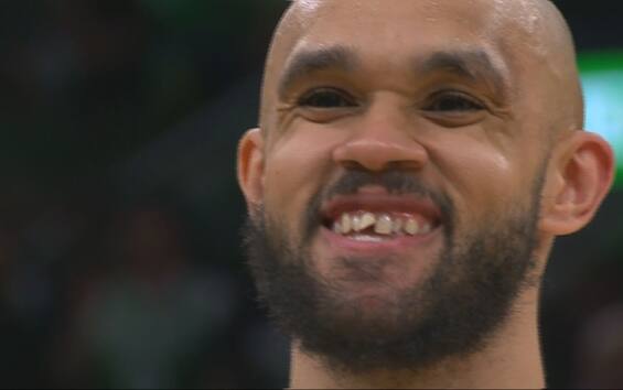NBA Finals, Derrick White lotta e lascia un pezzo di dente nella ...