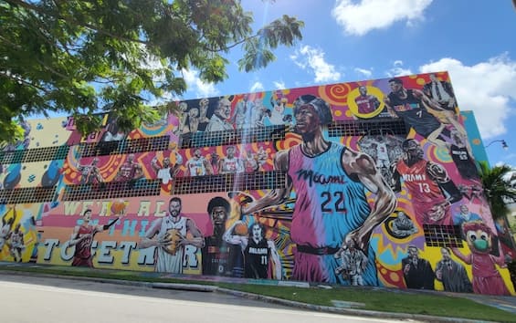 NBA, i murales a Miami testimoniano la passione della città per gli ...