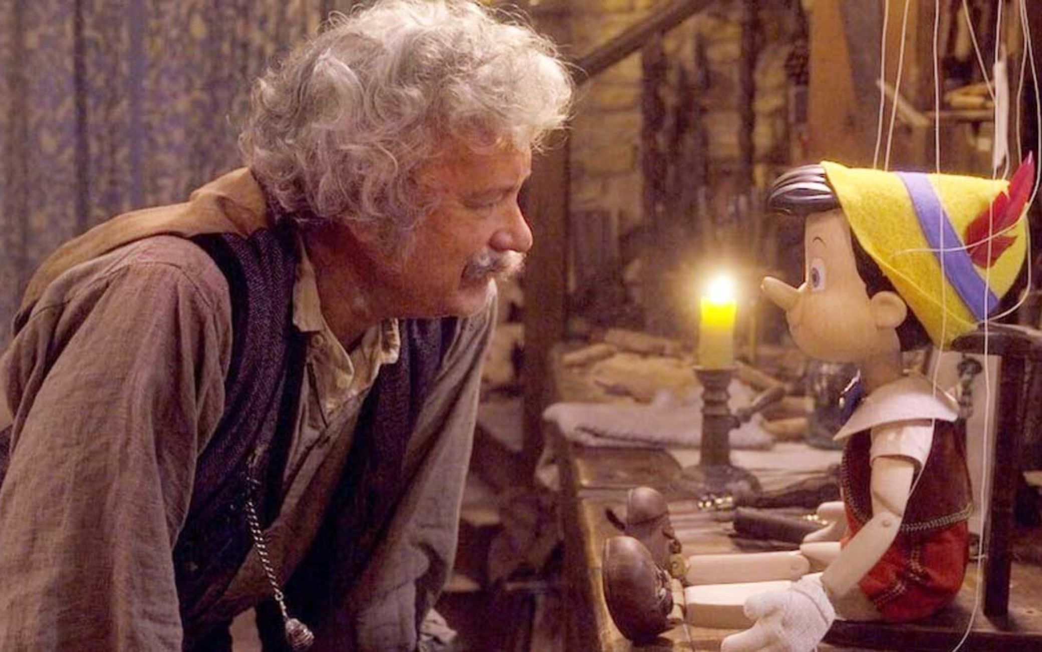Pinocchio, il cast del film con Tom Hanks e Giuseppe Battison. FOTO