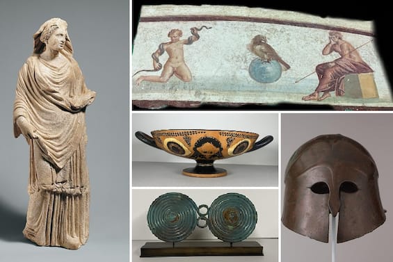 Opere d'arte e reperti archeologici trafugati restituiti all'Italia ...