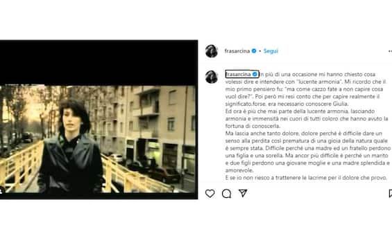 Le Vibrazioni, morta l'Immensamente Giulia che ispirò a Francesco ...