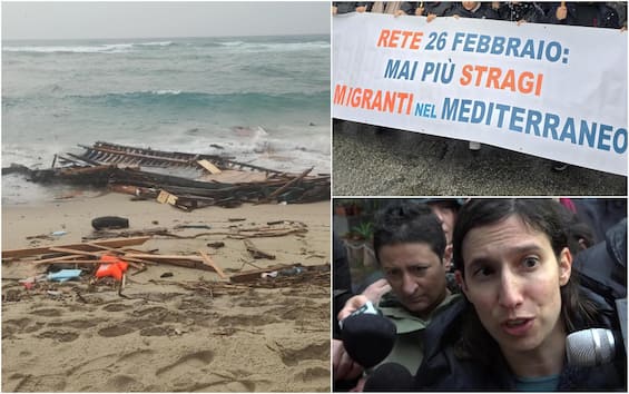 Naufragio Cutro, un anno fa la tragedia in mare. Schlein rende omaggio ...
