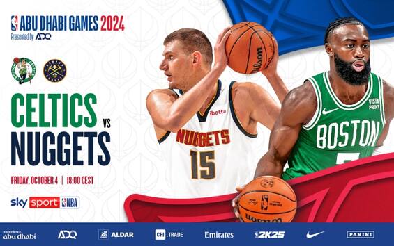 NBA, al via la preseason da Abu Dhabi: Boston Celtics-Denver Nuggets ...